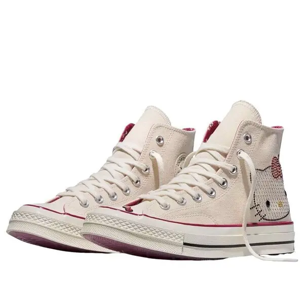 CONVERSE X Hello Kitty Chuck Taylor 70 Swarovski High Top Sneakers