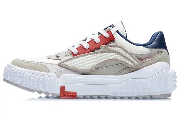 LI-NING Attack Ace Sneakers - White/red/blue
