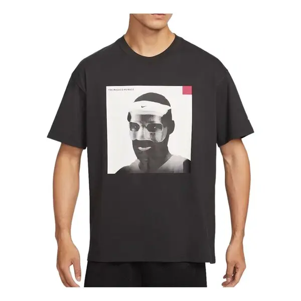 Nike Lebron T-shirt Asia Sizing 'masked Menace - Black