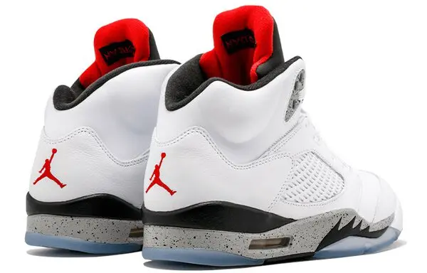 JORDAN Air 5 Retro 'white Cement' Sneakers