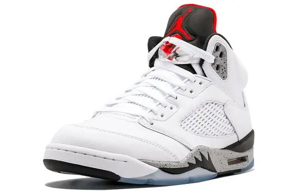 JORDAN Air 5 Retro 'white Cement' Sneakers