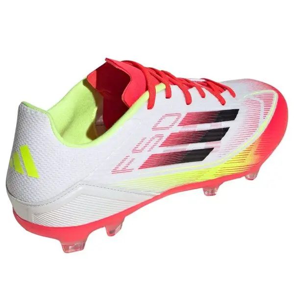 Adidas F50 League Fg/mg 'pure Victory Pack' Soccer Cleats - Cloud White/core Black/solar Yellow