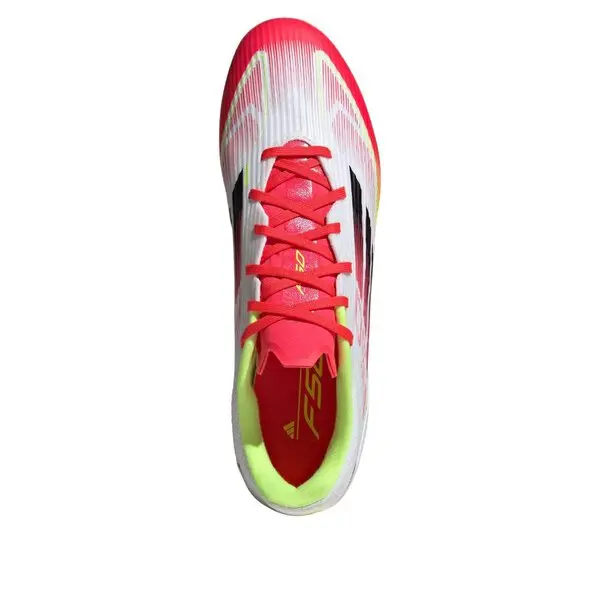 Adidas F50 League Fg/mg 'pure Victory Pack' Soccer Cleats - Cloud White/core Black/solar Yellow