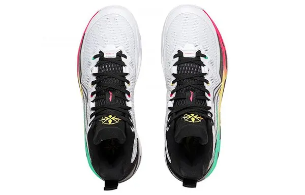 LI-NING Liren 3 Basketball Sneakers - White/black/red