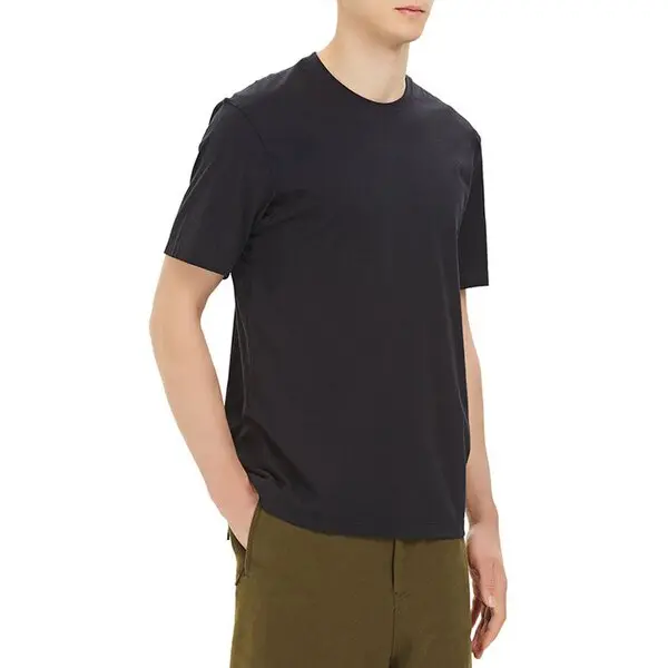 Adidas Y-3 Back Printing Round Neck Casual Short Sleeve