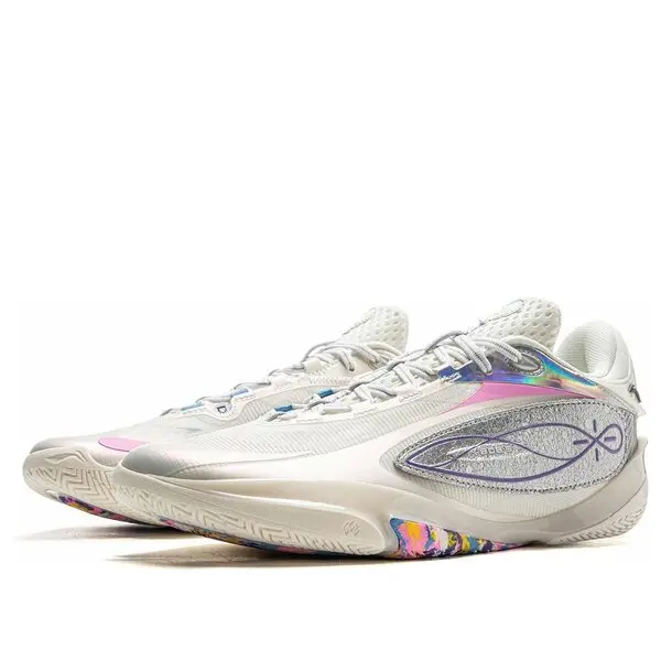 LI-NING Way Of Wade 808 5 Ultra 'pisces' Athletic Sneakers - White/silver