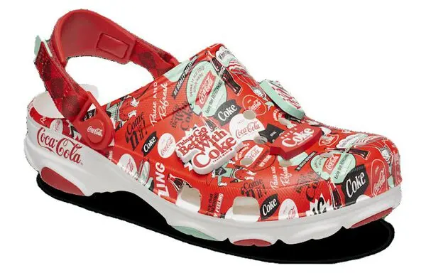 CROCS All-terrain Clogs "coca Cola Red