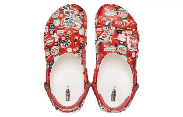 CROCS All-terrain Clogs "coca Cola Red - Red/white
