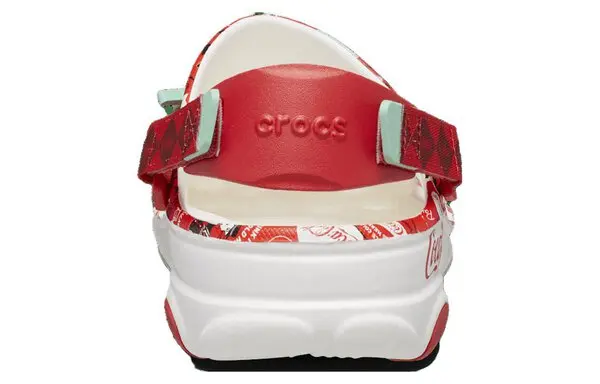 CROCS All-terrain Clogs "coca Cola Red - Red/white