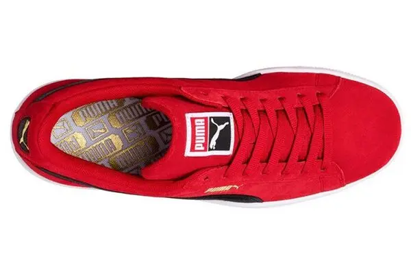 PUMA Suede Classic Low Top Sneakers - Red/black