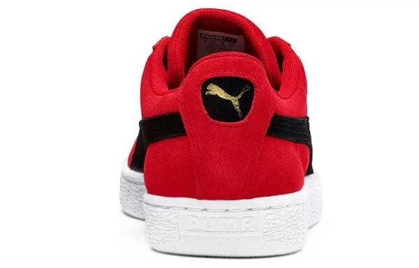 PUMA Suede Classic Low Top Sneakers - Red/black
