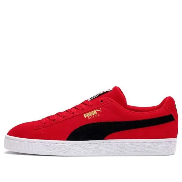 PUMA Suede Classic Low Top Sneakers - Red/black