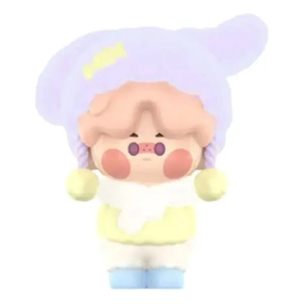 POP MART Pop Bean Fluffy And Cozy Figure Pino Jelly Fuzzy Bunny