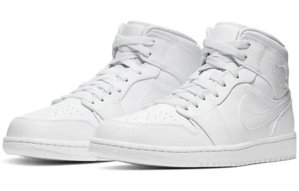 JORDAN 1 Mid Sneakers - White