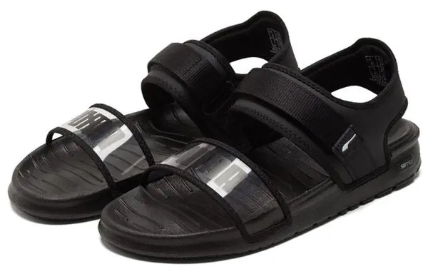 PUMA Softride Sandals - Black