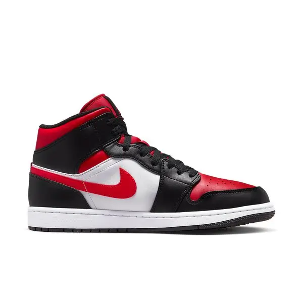 JORDAN 1 Mid "bred Toe" Sneakers - Red