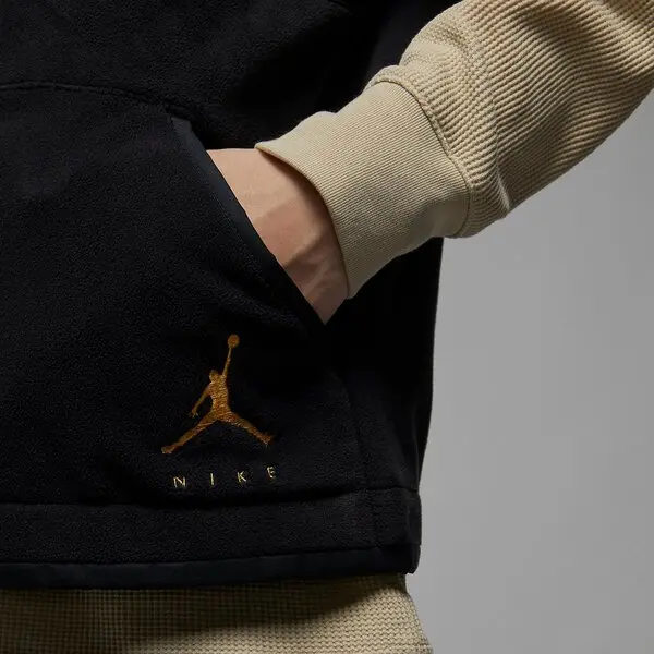 JORDAN Jumpman Fleece Vest - Black/multi-color