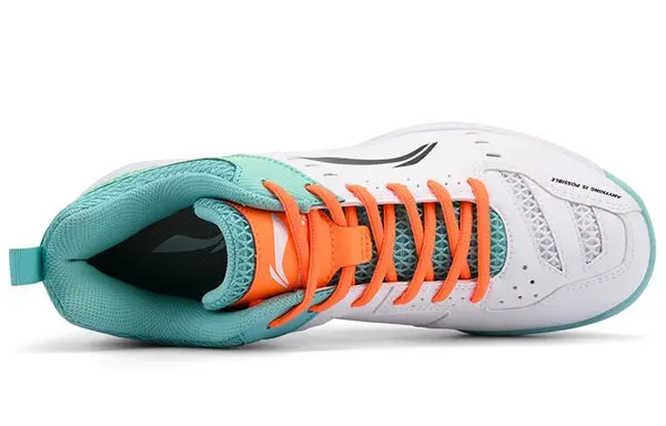 LI-NING Feather Athletic Sneakers - White/blue/orange