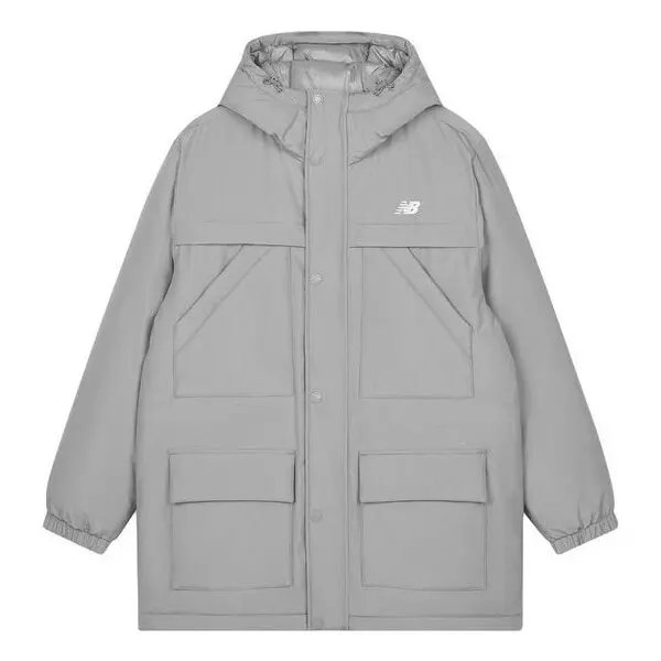 NEW BALANCE Sport Long Down Jacket - Grey