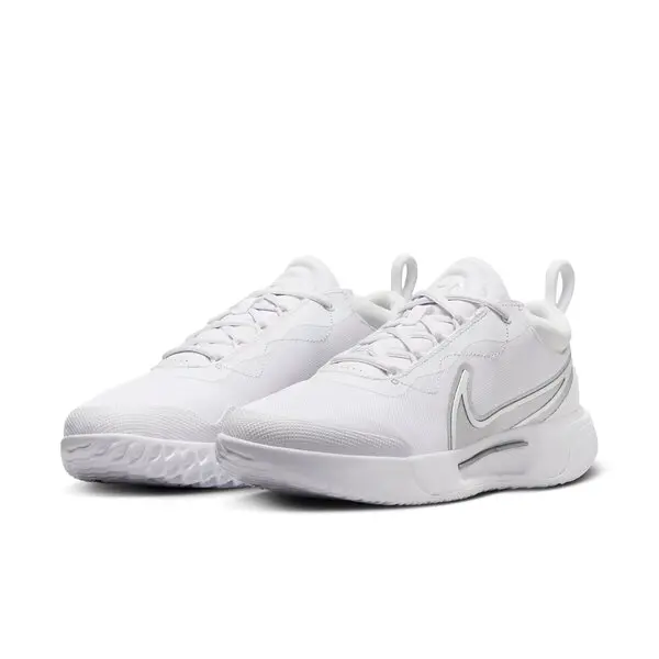 Nike Court Zoom Vapor Pro Athletic Sneakers - White/metallic Silver