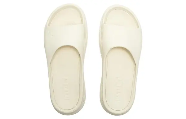 PUMA Mayze Stack Injex Platform Slides - Beige
