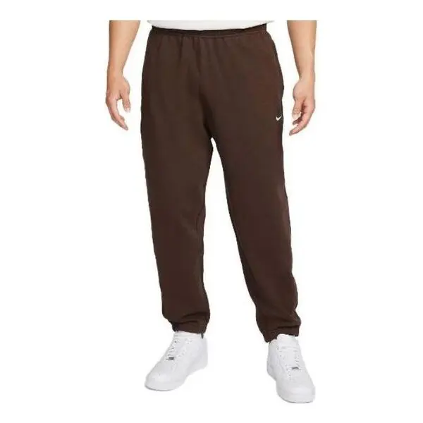 Nike Solo Swoosh Sweatpants - Brown