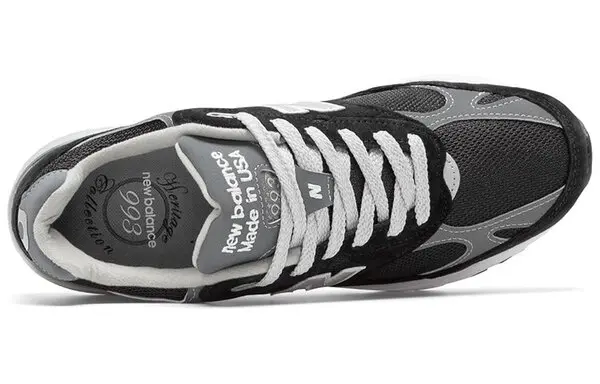 NEW BALANCE 993 Made In Usa Athletic Sneakers - Black