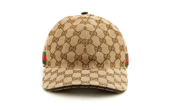 Gucci Original Gg Canvas Baseball Hat With Web Detail - Tan
