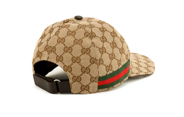 Gucci Original Gg Canvas Baseball Hat With Web Detail - Tan