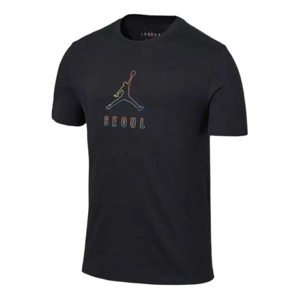 JORDAN Seoul Map T-shirt - Black