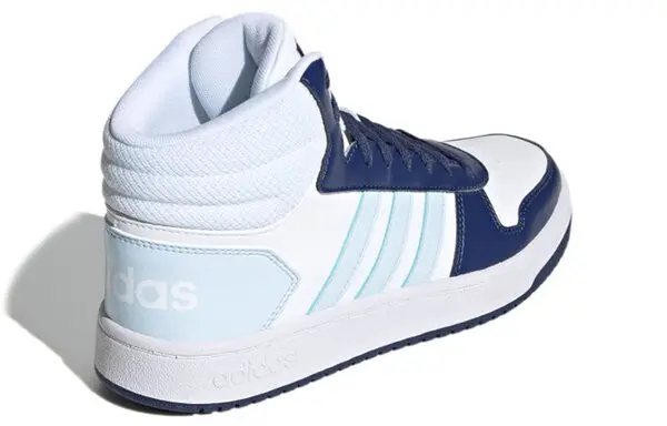 Adidas Hoops 2.0 Mid Sneakers - White/blue