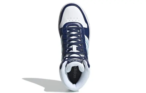 Adidas Hoops 2.0 Mid Sneakers - White/blue