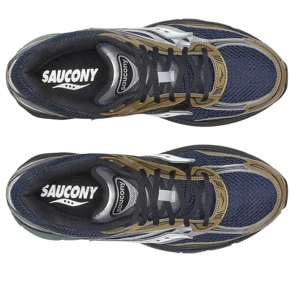 Saucony Progrid Omni Tmy Athletic Sneakers - Brown/navy