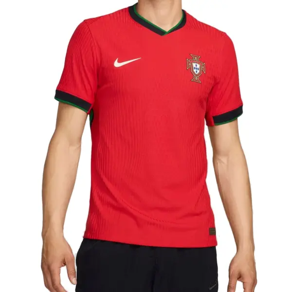 Nike Portugal 24/25 Match Home Authentic Soccer Jersey - Red