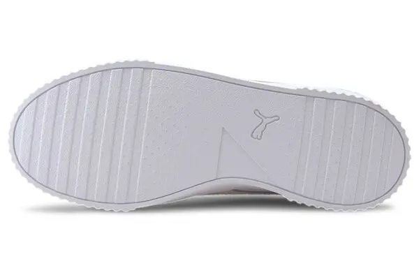 PUMA Carina Leather Sneakers - White/pink