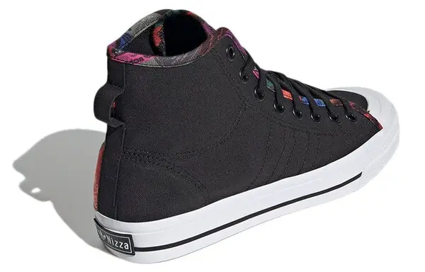 Adidas Nizza Hi Rf High Top Sneakers - Black/orange
