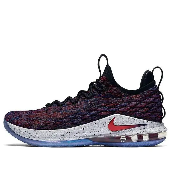 Nike Lebron 15 Low "supernova" Basketball Sneakers - Red/blue/black