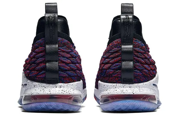Nike Lebron 15 Low "supernova" Basketball Sneakers - Red/blue/black