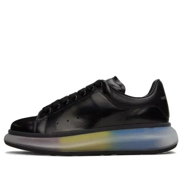 Alexander McQueen Larry Leather Sneakers - Black/multi