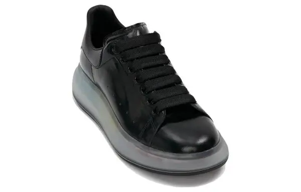Alexander McQueen Larry Leather Sneakers - Black/multi