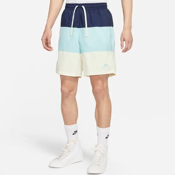 Nike Color Blocked Woven Sports Shorts - Multi-color