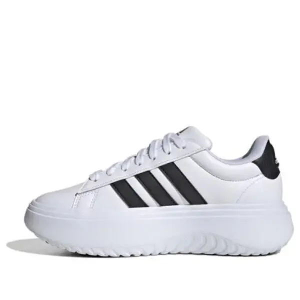 Adidas Grand Court Platform Sneakers - White/black
