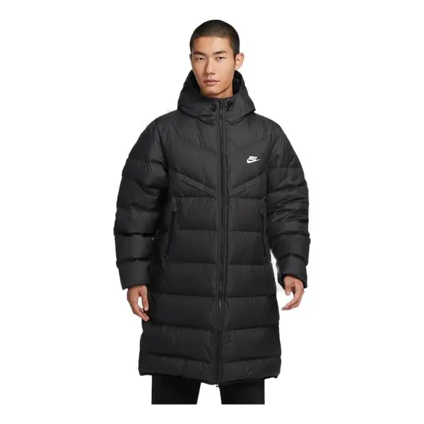 Nike Hooded Down Coat - Black