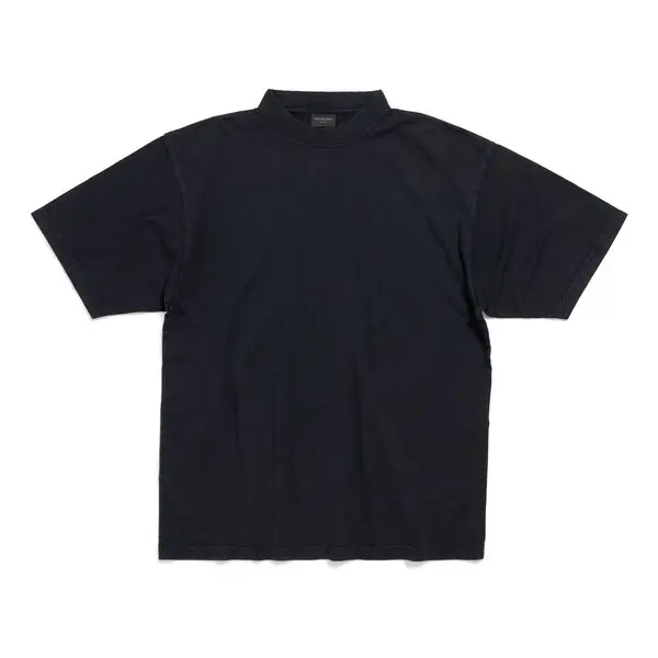 Balenciaga Medium Fit Hand-drawn T-shirt - Black Faded