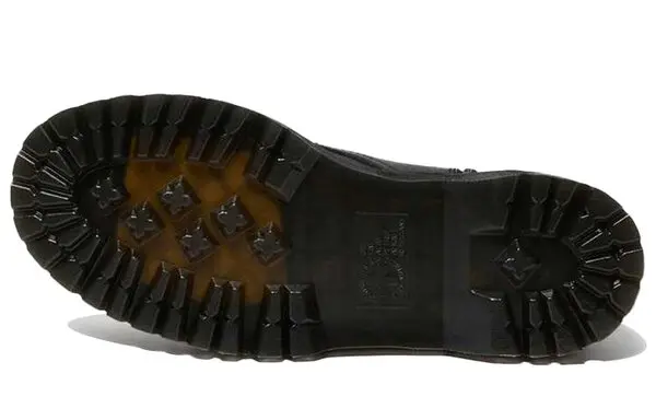 Dr. Martens Jadon Pisa Leather Platform Boots - Black