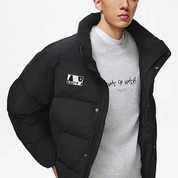 LI-NING Way Of Wade Graphic Short Down Jacket - Black