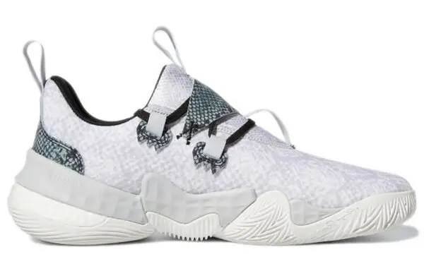 Adidas Trae Young 1 "snakeskin" Sneakers - White/black
