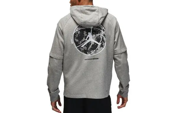 JORDAN Air Dri-fit Sport Graphic Fleece Pullover Hoodie