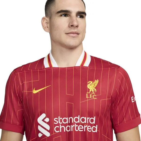 Nike Dri-fit Ss24 Soccer Jersey With Geometric Pattern