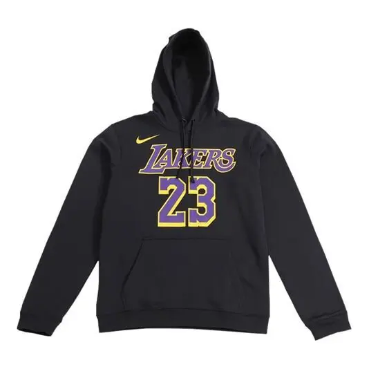 Nike Los Angeles Lakers Lebron James Basketball Hoodie - Black